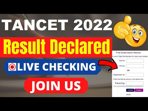 TANCET 2022 Result (Declared) - Check & Download TANCET Result 2022 By Official Website