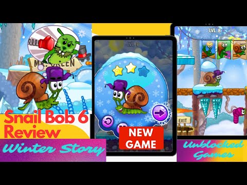 New Games | Snail Bob 6 Review - Winter Story (Part 1) | Unblocked Games | Good Game