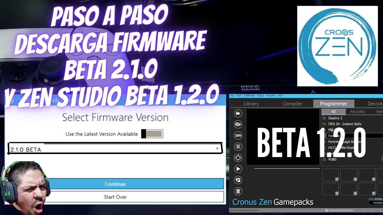 Firmware Beta Y Zen Studio Beta / Cronus Zen / Guia Completa