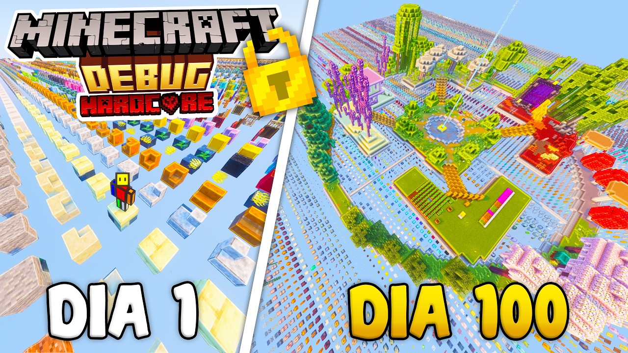 Sobreviví 100 Días en el MUNDO OCULTO de MINECRAFT 🤫🔒