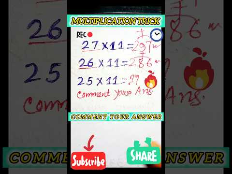 Magical quick calculation????????????#foryou #maths #mathstricks #mathctober #multiplication #fypage #fy #fyp