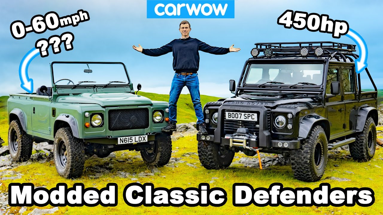 Amazing Tesla-Swapped Land Rover Defenders Get Off-Road and ...