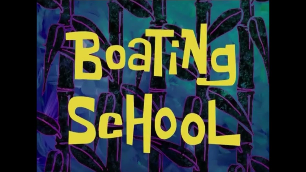 SpongeBob Boating school review @jasonleung9960