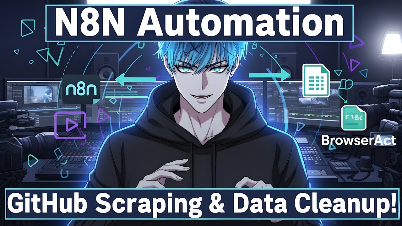 GitHub Data Mining: Extracting User Profiles & Repositories with N8N