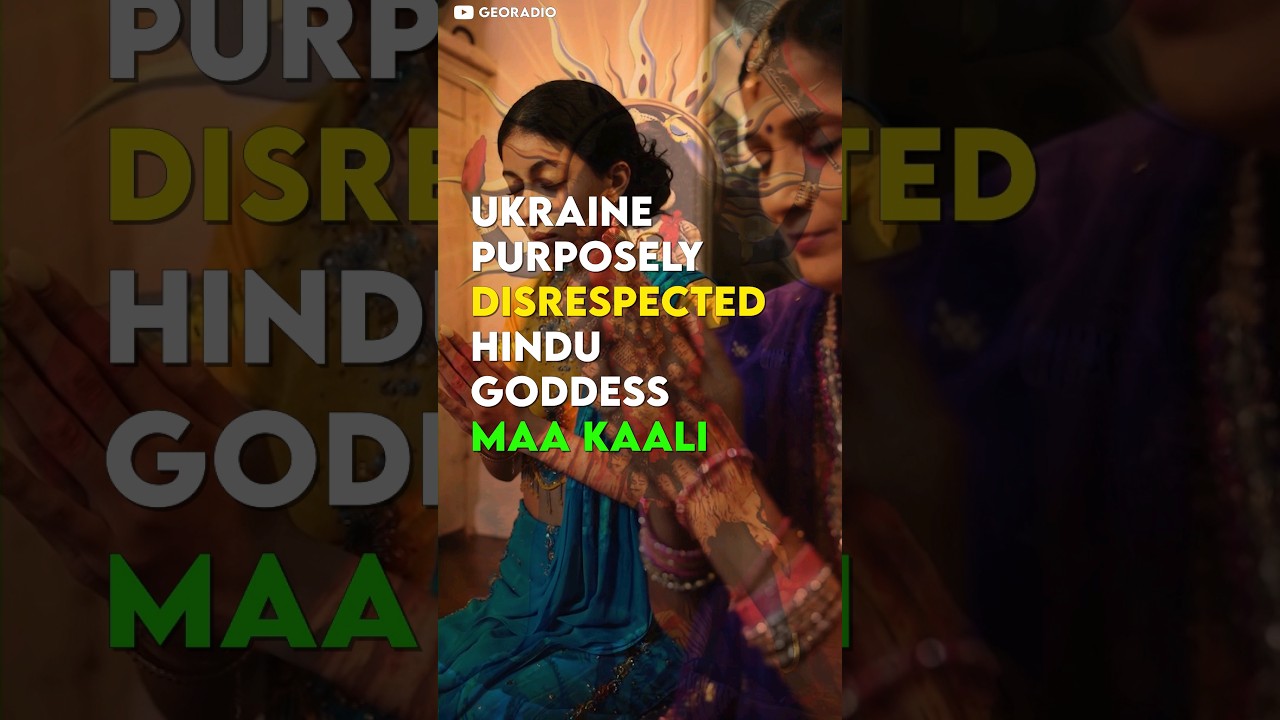 Ukraine DISRESPECTS Maa Kaali Indian Goddess #shorts