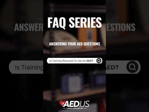 Is training required to use an AED? #cardiacarrest #medicaldevice #aed