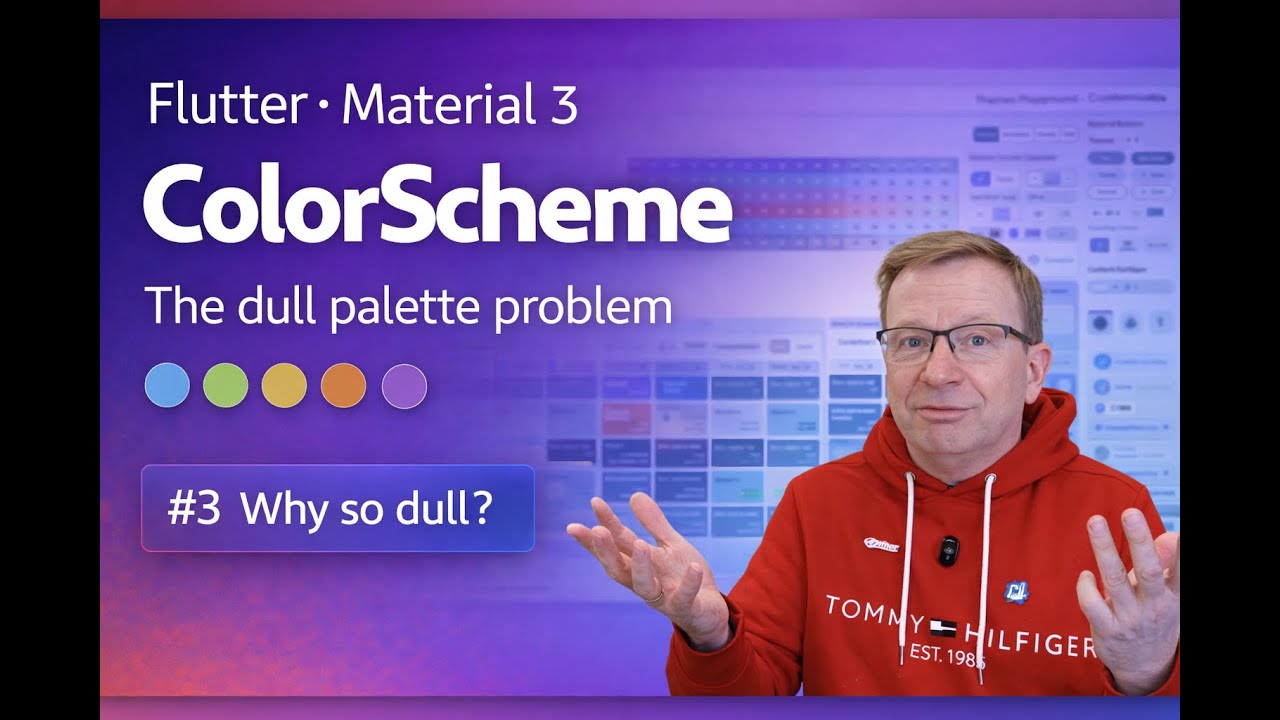 Flutter Material 3 ColorScheme from Seed — #3 Why Does It Look Dull?
