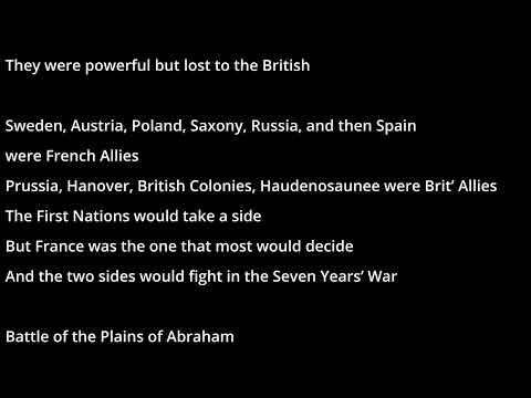 Song about the Seven Years' War (memory aid)