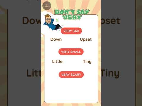 Say It Better: Strong Words for Sad, Small, and Scary! #synonyms #english #learningvocabulary