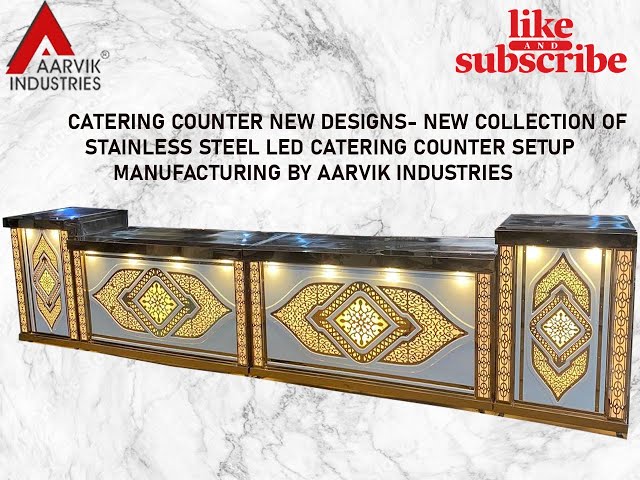 Ss Counter - Stainless Steel LED Catering Cafe Counter Manufacturer ...