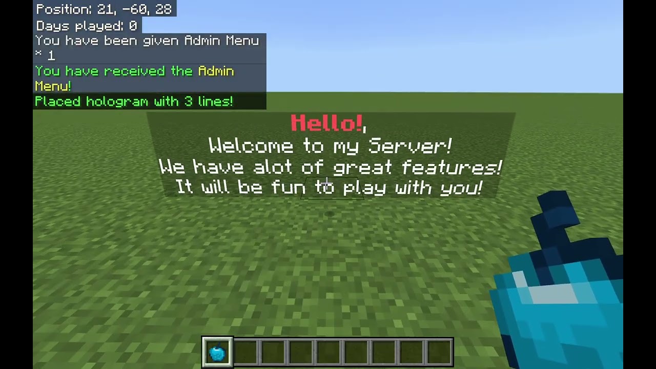 Server Helper Addon - Hologram's Tutorial