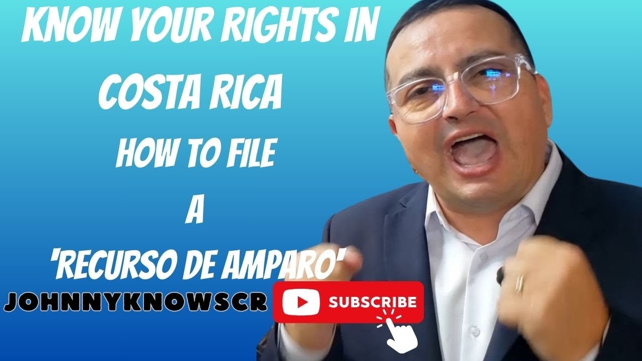 Know Your Rights How to File a 'Recurso de Amparo' #costarica #law #travelvlog #health #humanity