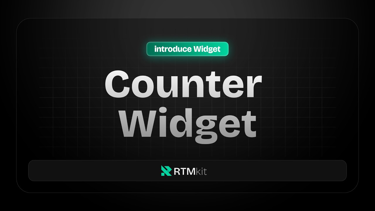 Introduce Widget: Counter Widget by RTMkit Addons