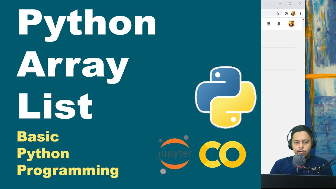 Belajar Array List di Python | Basic Python | Pemrograman Dasar Python | Part 33