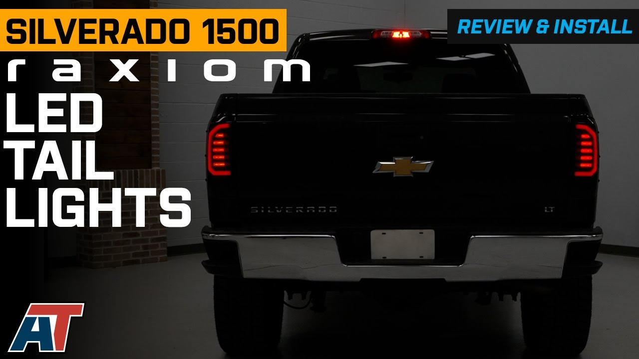 2016-2018 Silverado 1500 Raxiom Axial Series LED Tail Lights Review & Install