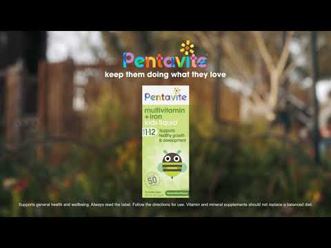 Pentavite Multivitamin + Iron Kids Liquid 6" | Keep doing them what they love