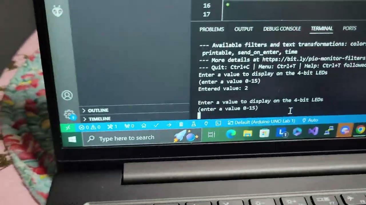 CS120B Lab 2 Part 1 Demo