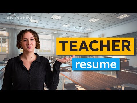 How to Write a Successful Teacher Resume
