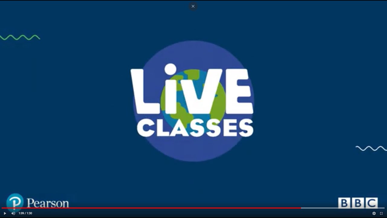Pearson and BBC Live Classes: a worldwide English learning project for teenage students