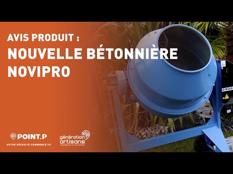 NOVIPRO - Bétonnière thermique NP 350 6 CV - cuve 340 l | POINT.P