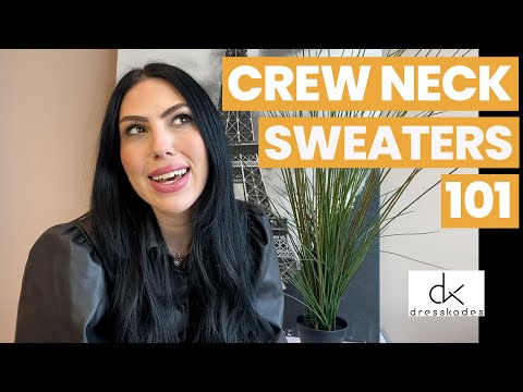 How To Style Crew Neck Sweaters | Men's Fashion Tips