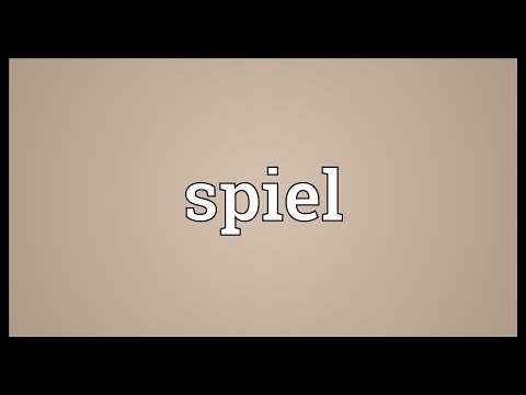 Spiel Meaning