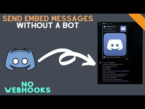 How to send embed messages without using a bot in discord