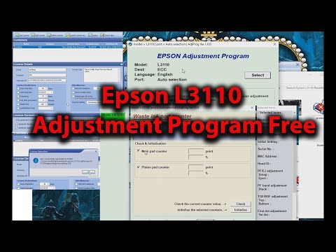 Epson L3110 Resetter or Adjustment Program