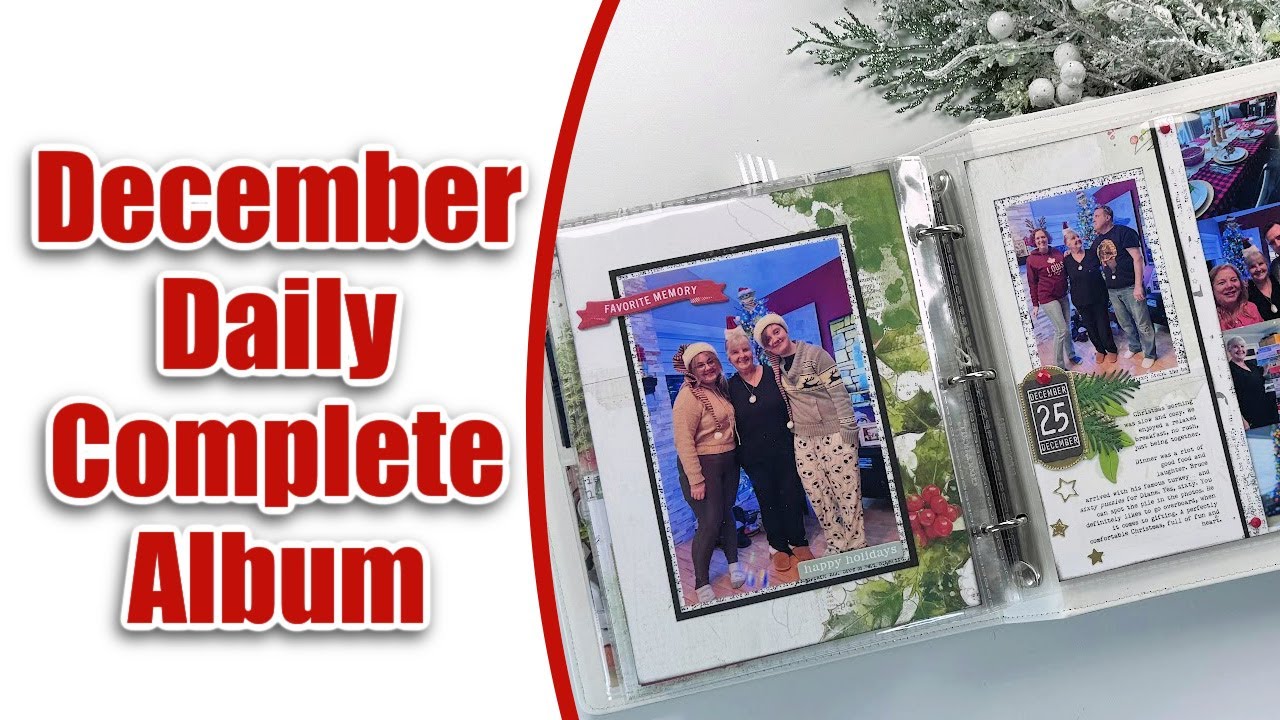 December Daily 2024 | Complete Album Flip Through | 49th and market Christmas Spectacular