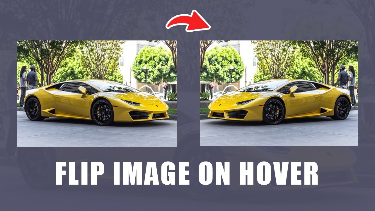 How to Flip Image on Hover with CSS  - Tutorial
