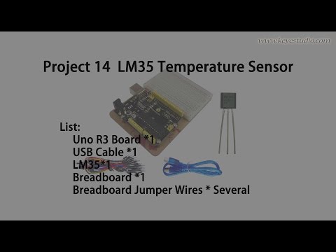 Project 14 LM35 Temperature Sensor
