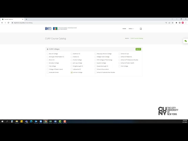 Transfer Explorer (T-REX) - Academic Advisement Center - York College