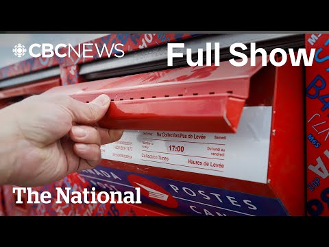 CBC News: The National | Canada Post workers issue strike notice