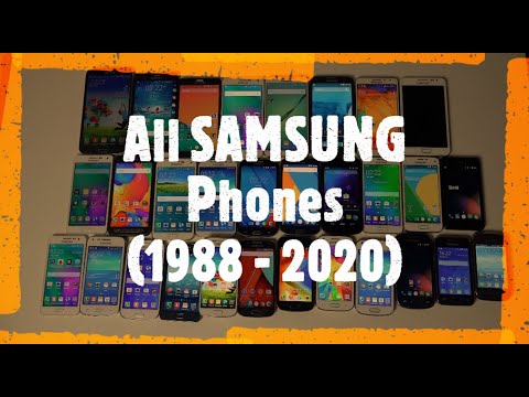 All SAMSUNG Phones (1988 - 2020) | Flip phones to smartphone | HISTORY OF SAMSUNG |