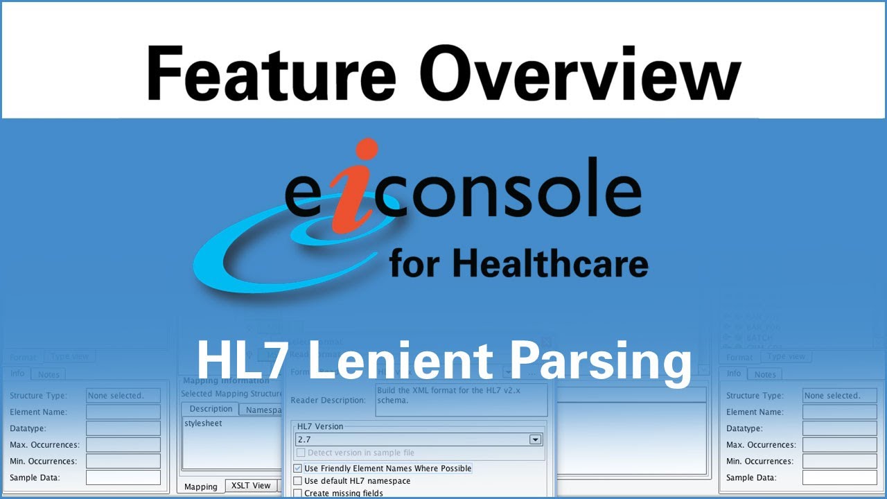 HL7 Parser in PilotFish Interface Engine - eiConsole