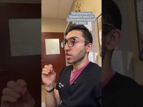 Do psychiatrists snitch to your PARENTS??