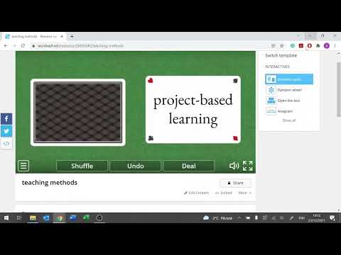 Tools for synchronous classroom Wordwall