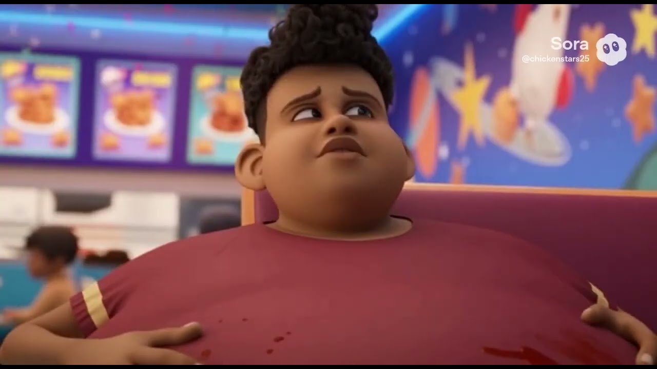 CHICKEN STARS KID GETS FAT!