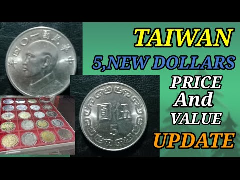5,NEW DOLLARS 2015 TAIWAN COINS PRICE AND VALUE UPDATE/ MV coin,s TV