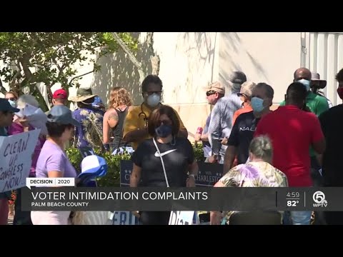Reports of voter intimidation outside early-voting location near Lantana