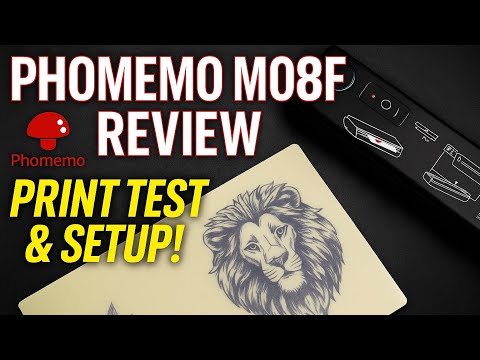 Phomemo M08F Portable Printer – Setup, Print Test & Real Thoughts!