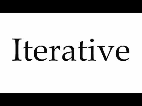 How to Pronounce Iterative