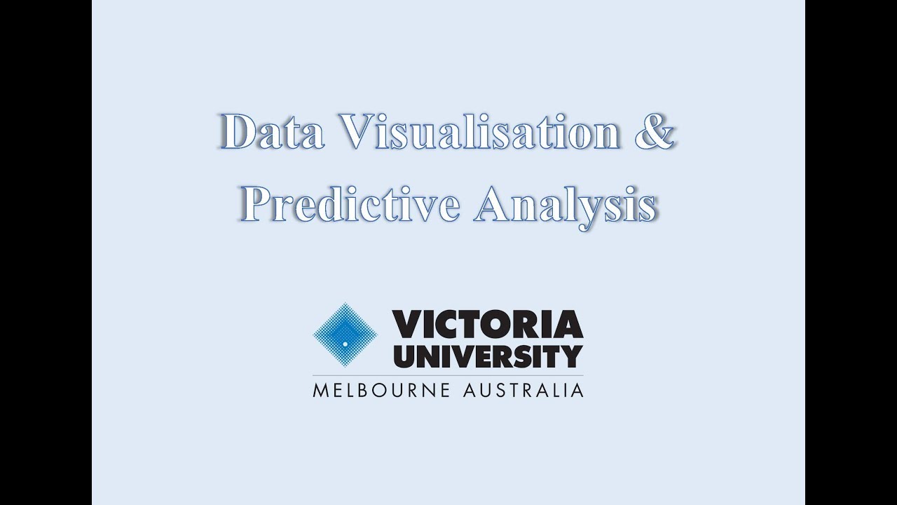 Data Visualisation and Predictive Analysis