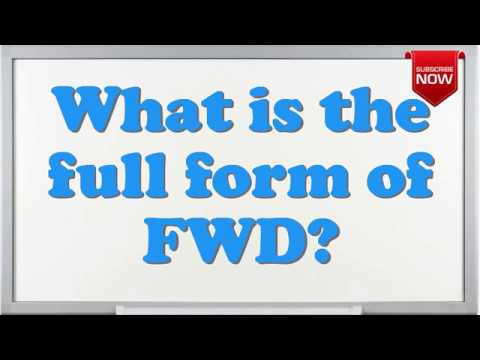 What is the full form of FWD?