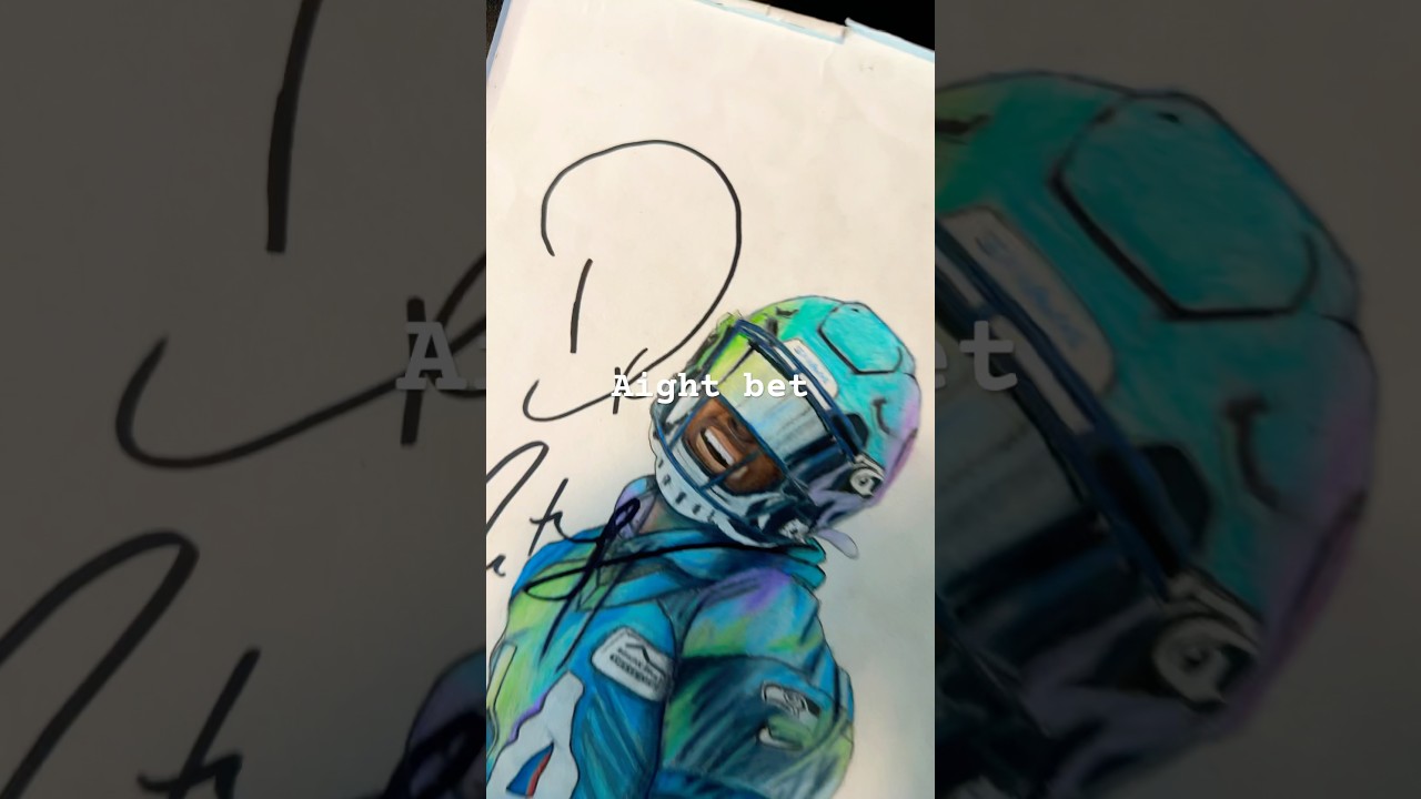 Metcalf and Chase?! Gotta love coloring #art #football #coloring #jamarchase #dkmetcalf