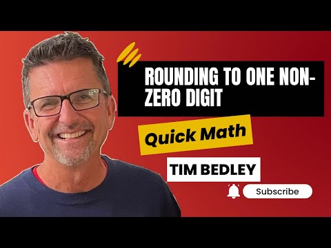 Rounding: One Non-Zero Digit