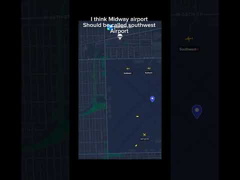 I think midway airport should be called southwest airport #chicago #southwest #geography #shorts