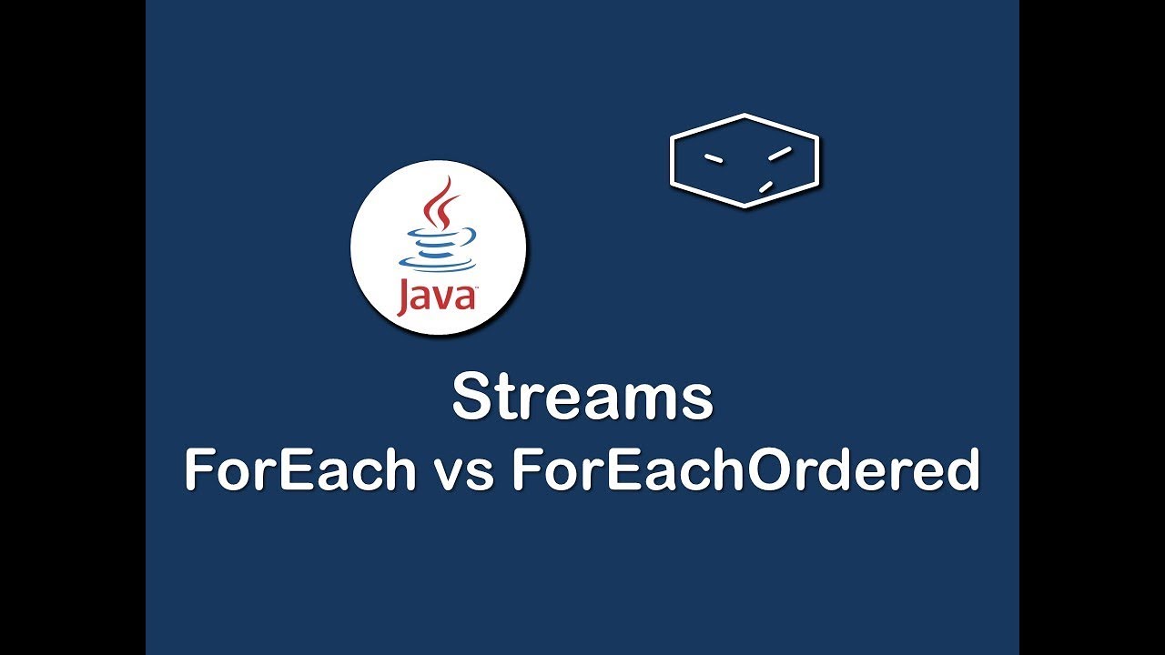streams foreach vs foreachordered in java
