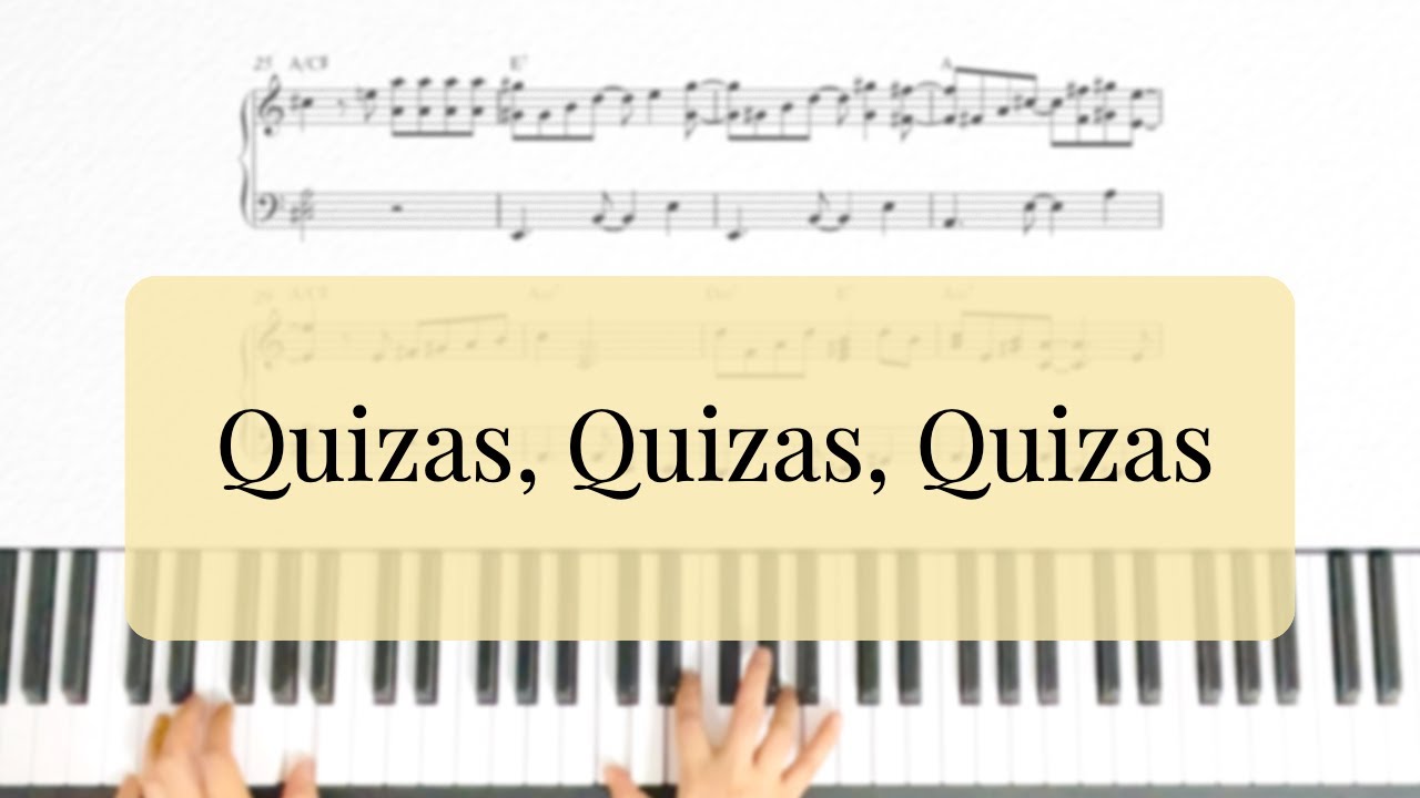 Quizas, Quizas, Quizas (Perhaps, Perhaps, Perhaps) - Latin jazz solo piano arrangement/Sheet music