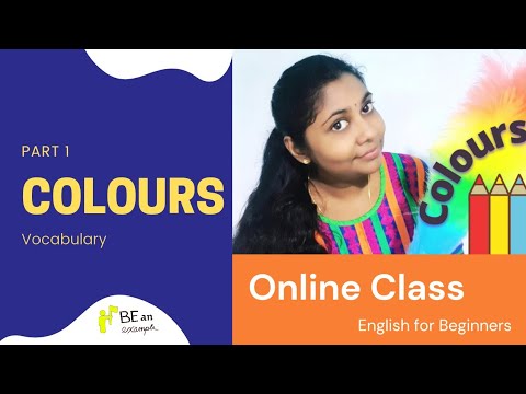 Colours | COLOURS IN ENGLISH ๐ VOCABULARY | Learn colours| BE an example | Gowrystha